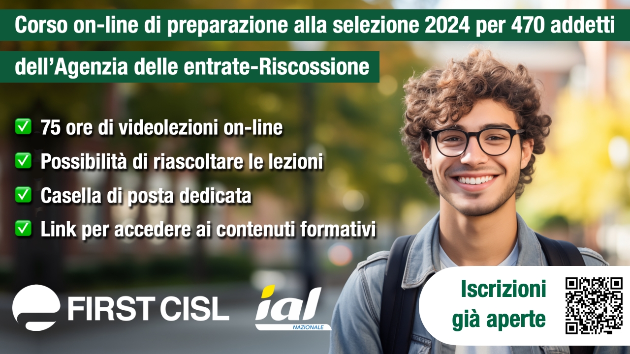 Corso on-line di preparazione alla selezione per assunzioni Ader 2024 ...