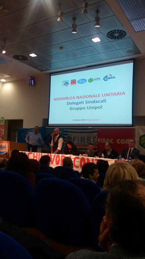 Gruppo Unipol: assemblea unitaria dei delegati del gruppo – FIRST CISL ... Gruppo Unipol: assemblea unitaria dei delegati del gruppo – FIRST CISL ...