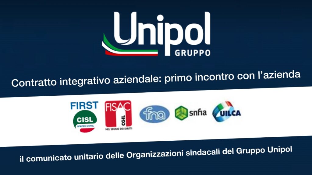 Gruppo Unipol, rinnovo Contratto integrativo aziendale: primo incontro ...