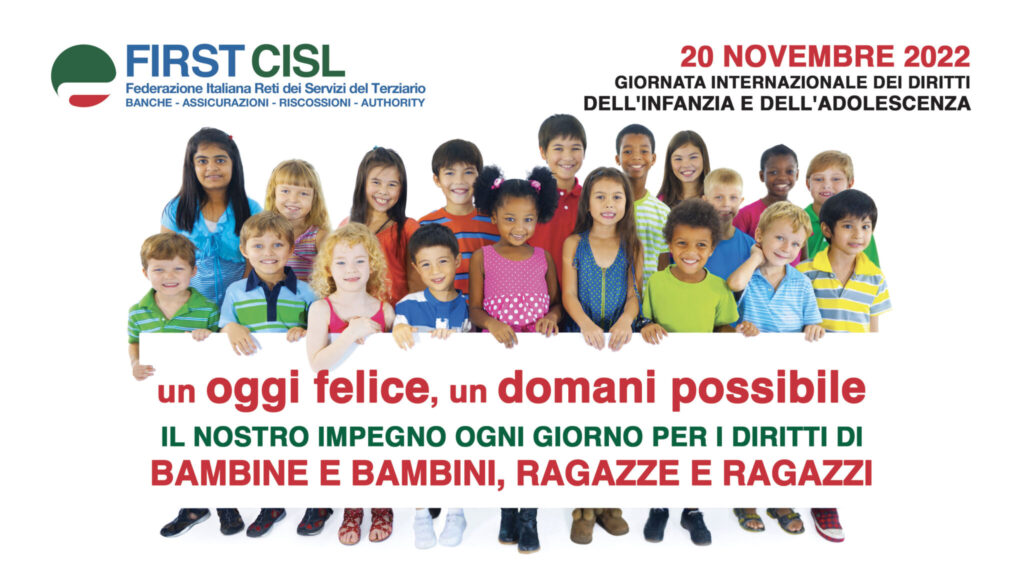 Giornata internazionale per i diritti dell’infanzia e dell’adolescenza, il manifesto First Cisl ...