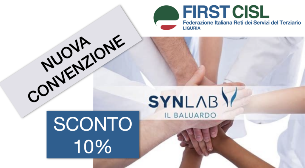 Nuova convenzione: SYNLAB – Il Baluardo – FIRST Liguria