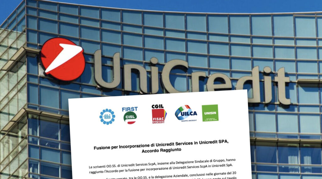 Unicredit Services, firmato accordo per incorporazione in Unicredit ...