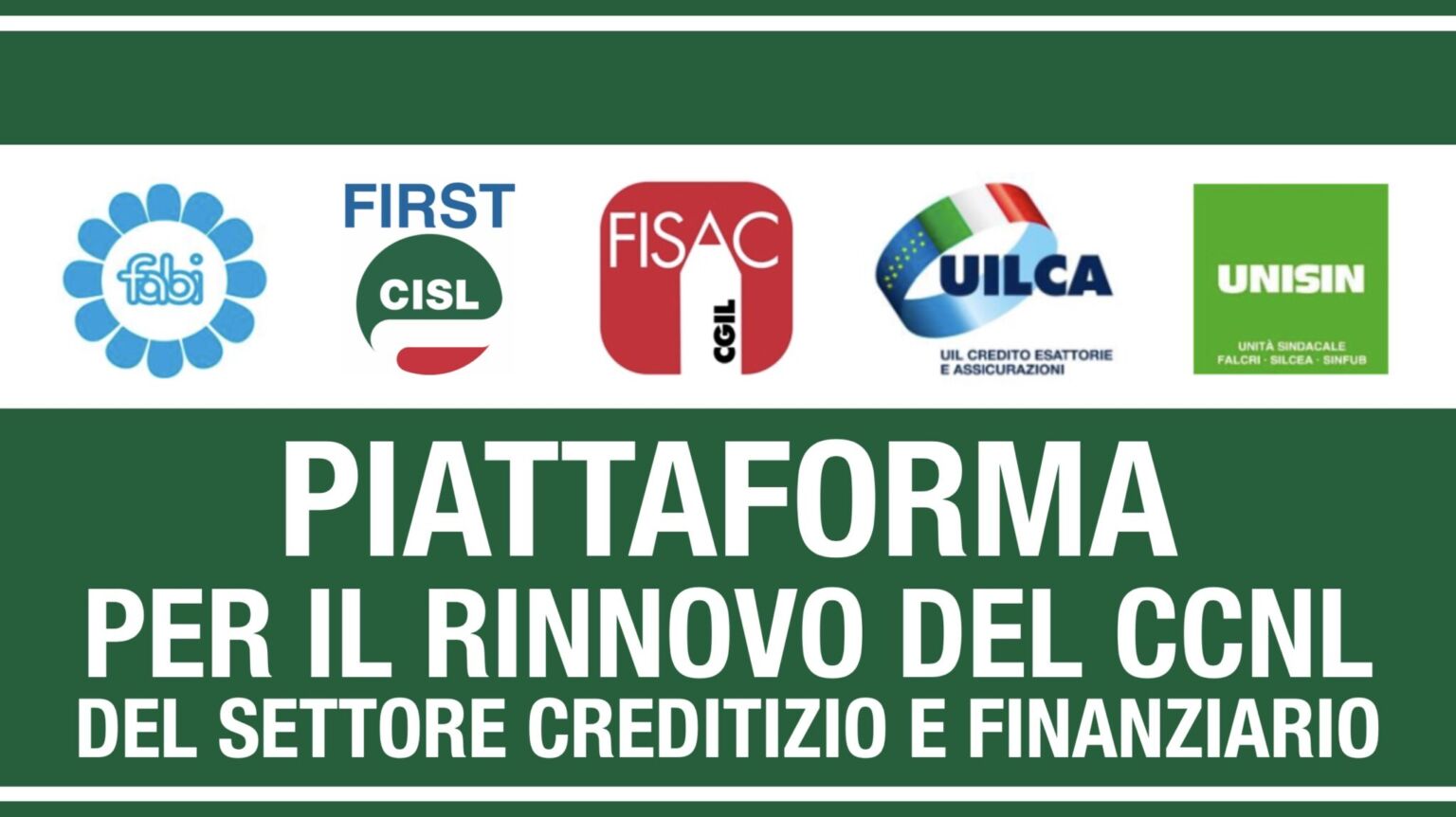 Rinnovo Ccnl Credito – FIRST CISL