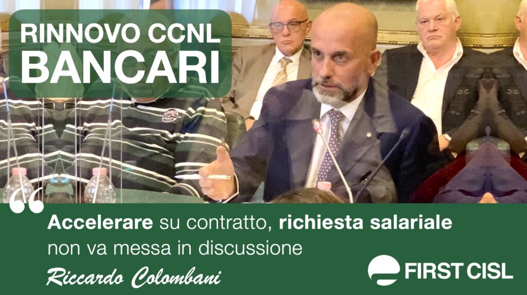 Banche, Colombani: accelerare su contratto, richiesta salariale non va ... Banche, Colombani: accelerare su contratto, richiesta salariale non va ...