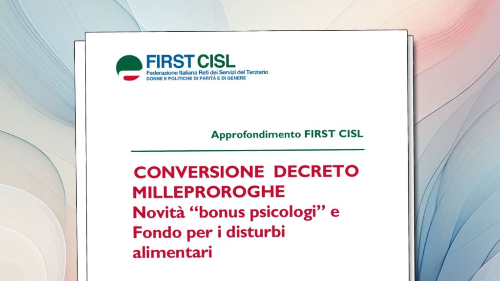 Bonus psicologi e Fondo disturbi alimentari, le novità nella legge di ... Bonus psicologi e Fondo disturbi alimentari, le novità nella legge di ...
