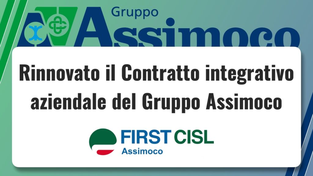Assicurativi, rinnovato il Contratto integrativo aziendale del Gruppo ...